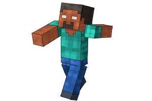 How To Draw Herobrine From Minecraft DrawingNow