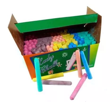 Tizas Lady Chalk Colores Surtidos Caja X144 Pizarron Colegio Mercadolibre