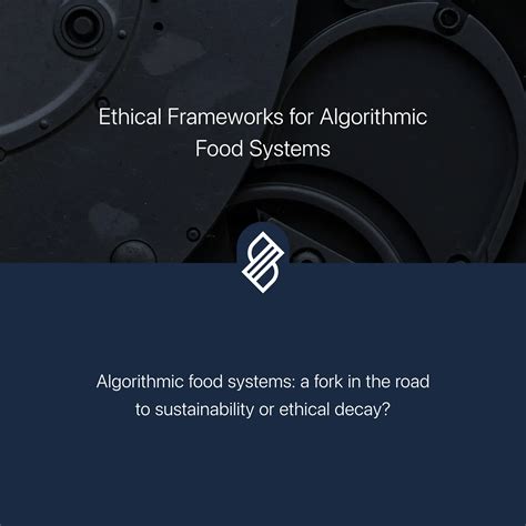 Ethical Frameworks For Algorithmic Food Systems → Scenario