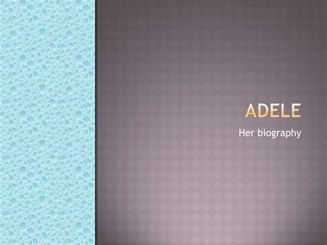 Adele Pptx