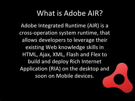 Getting Started With Adobe Air 15