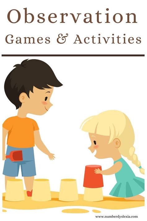 Observation Games And Activities Preschool Observation Activities