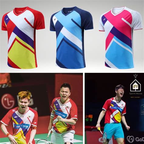 เสอกฬาแขนสน ลายทม Lee Zii Jia Badminton Jersey Malaysia Ng Tze