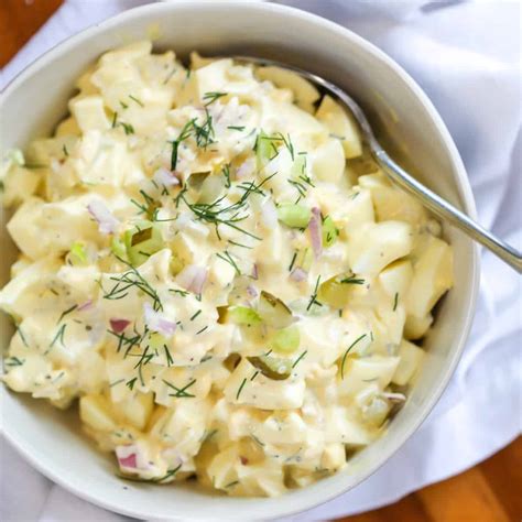 Creamy Egg Salad With Pickles Whole Lotta Yum
