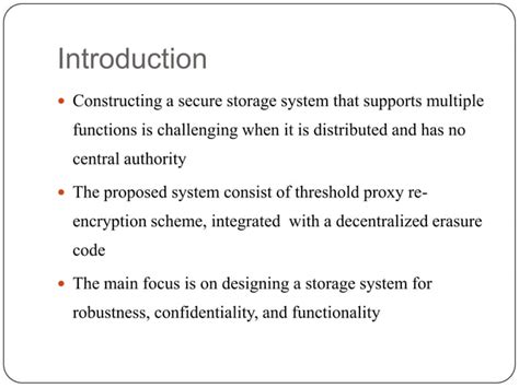 secure erasure code based distributed storage system with secure data