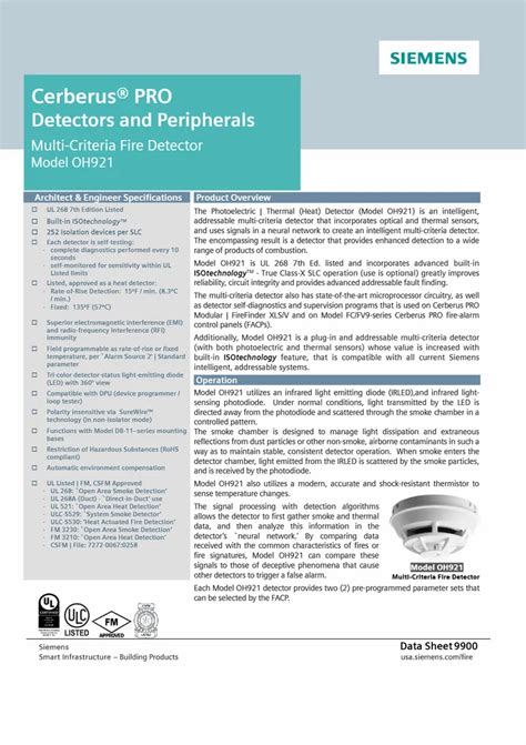 Optical Siemens Oh921 Siemens Smoke Detectors At ₹ 2260 In Ghaziabad Id 21901315391