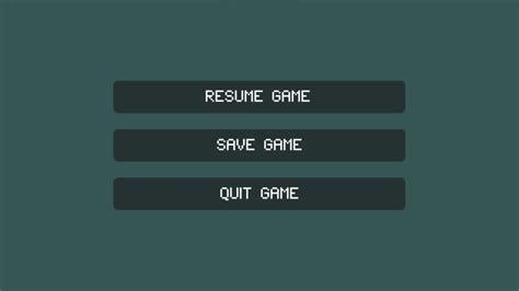 Lets Learn Godot 4 By Making An Rpg — Part 19 Pause Menu And Main Menu🤠