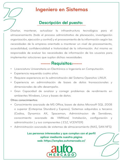 auto mercado s a en linkedin ¿querés formar parte del equipo de auto