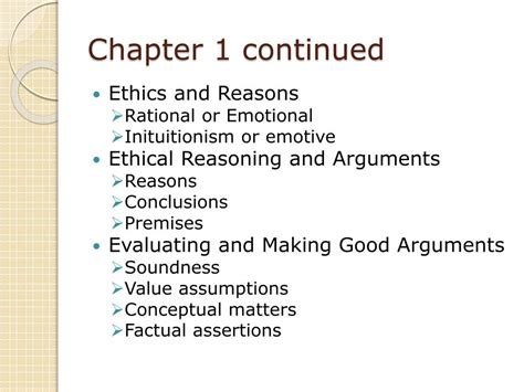 Ppt Chapter 1 Ethics And Ethical Reasoning Powerpoint Presentation Free Download Id 1476355