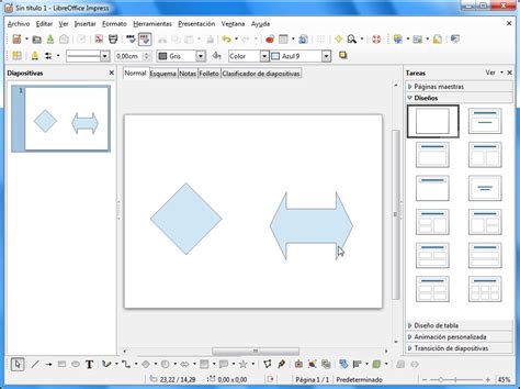 Libreoffice Impress Autoformas Y Conectores Aplicaciones De Libre Uso