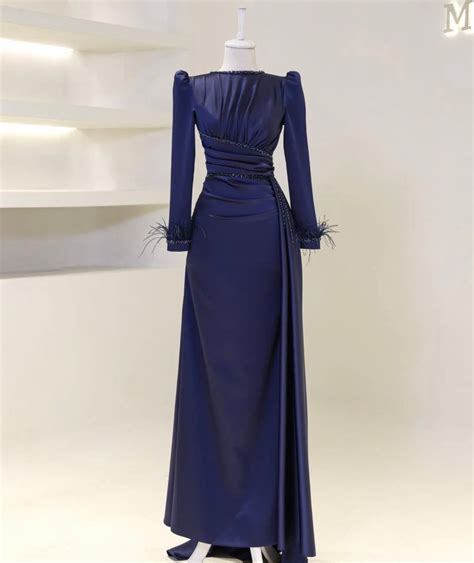 Luxury Hijab Evening Dress Islamic Dress Elegant Modest Evening Dress Hijab Friendly Dubai Style
