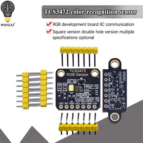 컬러 센서 인식 모듈 Rgb 개발 보드 Iic Arduino Stm32 실험실용 Tcs34725 활성 구성 요소
