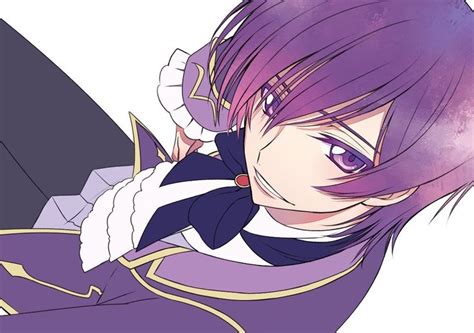 Lelouch Lamperouge From Code Geass Credit To The Artist Kubirdmeme