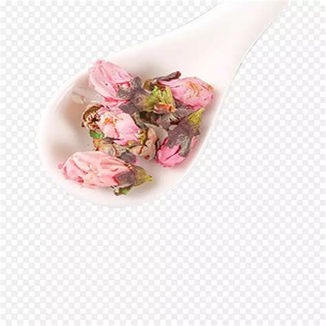 产品实物白瓷勺桃花茶PNG图片素材下载 图片编号7341431 PNG素材网