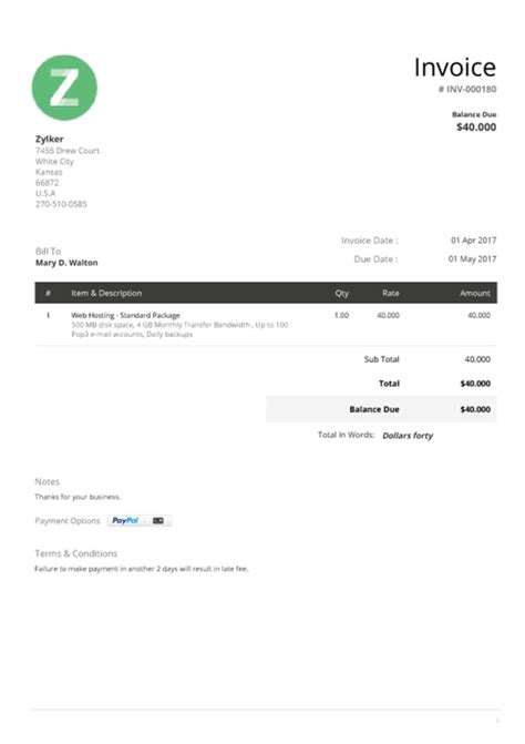 Create Automated Invoice Templates Using Word And Excel By Sana2708