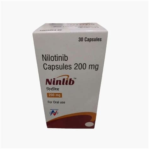 Nilotinib 200mg Capsules At ₹ 4380 Box In Nagpur Id 2858147634930