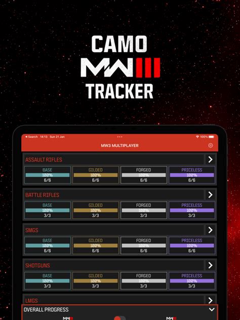 Mw3 Camo Tracker App Price Drops