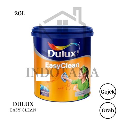 Jual Dulux Easy Clean Cat Anti Noda 20L PUTIH Shopee Indonesia