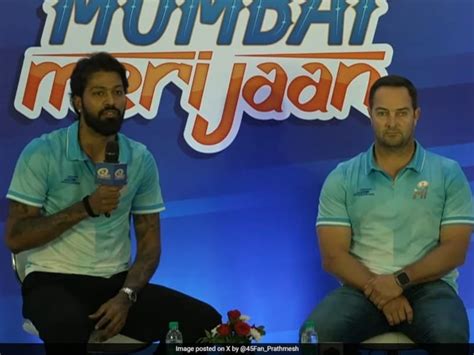 Hardik Pandya Press Conference Highlights Mi Skipper Opens Up On
