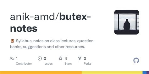 GitHub Anik Amd Butex Notes Syllabus Notes On Class Lectures