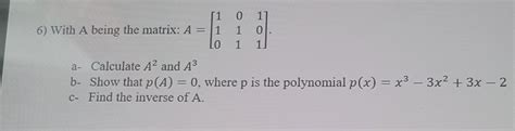Solved Can Someone Solve Part C Using The Answer Found In