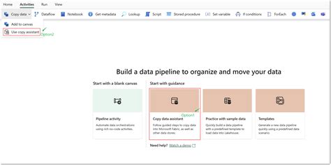 Moderne Benutzeroberfläche Zum Abrufen Von Daten In Datenpipelines Microsoft Fabric