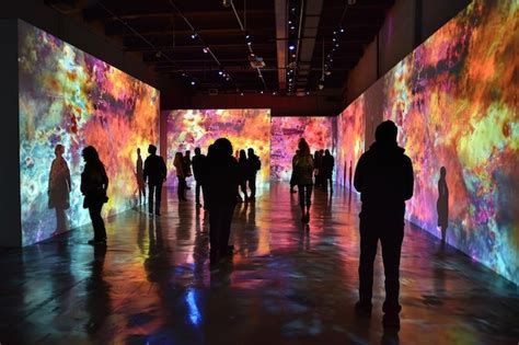 Premium Photo Gallery Floor Featuring A Rotating Exhibition Of