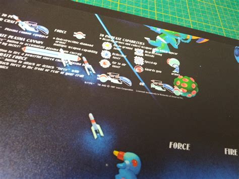 R Type Control Panel Overlay Cpo Arcade Art Shop