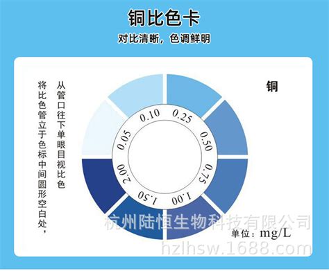 污水重金属铜测试包铜离子测定试剂盒镍铁锌锰快速检测试纸条 阿里巴巴