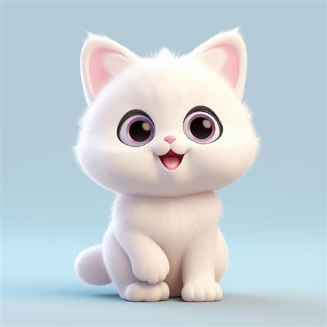 Premium Ai Image Cartoon Cat 3d