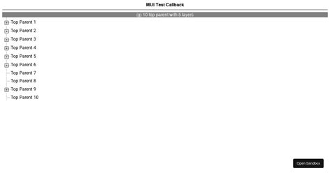 MUI Test Callback Codesandbox MUI Test Callback Codesandbox