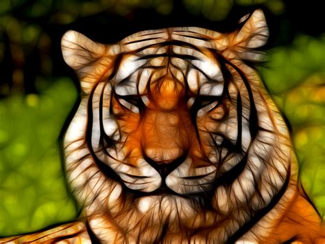 Tiger Fractal By Zanardo On Deviantart