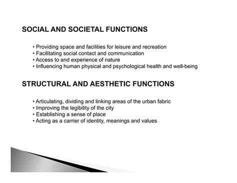 Urban Open Spaces Ppt