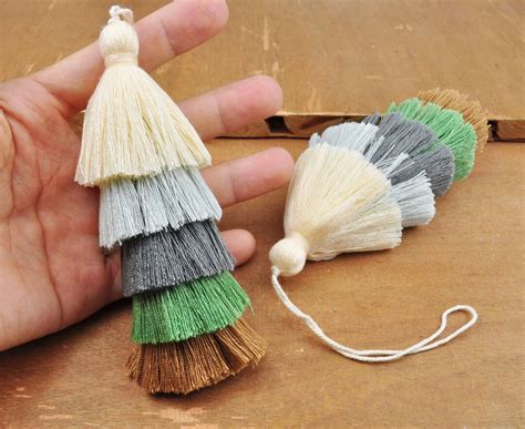 Five Layered Tassel，tiered Tasselsstacked Tasselsombre Tote Tassellayer Tassel For Bagbag