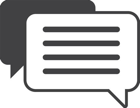 Message Boxes And Chats Illustration In Minimal Style 14869179 Vector