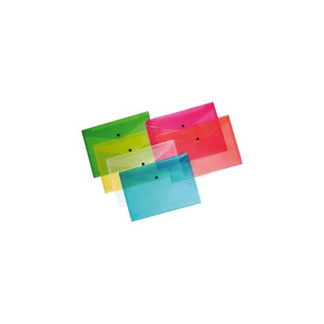 Buste Con Bottone A7 5 Pezzi 10x14 Bottone In Plastica