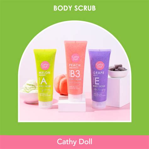 Cathy Doll บอดสครบ G เคทดอลล เกลอสครบขดผวเมดละเอยด ผสมเมลดสครบจากวอลนทและอล
