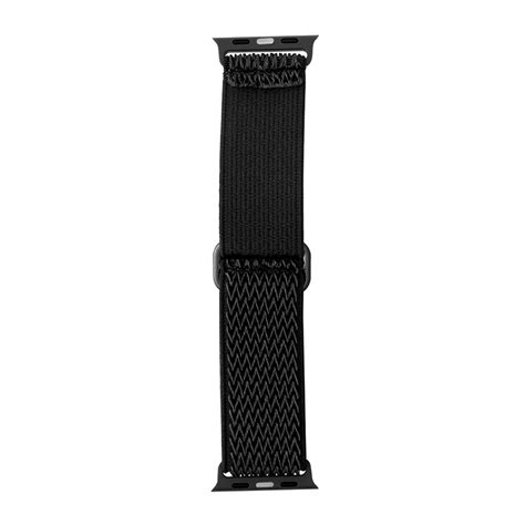 Apple Watch 38404142mm バンド 「corvin」 ストレッチナイロンバンドa ブラック｜スマホタブレット