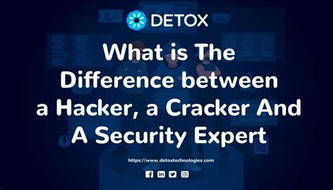 What Is The Difference Between A Hacker A Cracker And A Security Expert