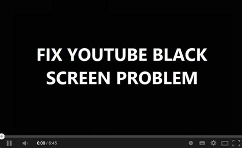 Fix YouTube Black Screen Problem SOLVED TechCult