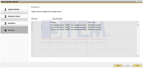 Using Price Update Wizard On Price List Sap Business One Indonesia