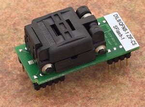 Dil Qfn Zif Cs Sflash Programming Adapter Elnec