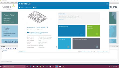 getting started with tenagra fpga system management software numato