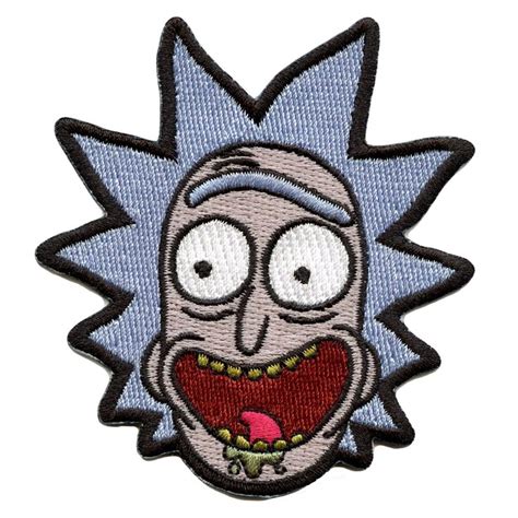 Rick And Morty Drooling Rick Patch Cartoon Network Animation