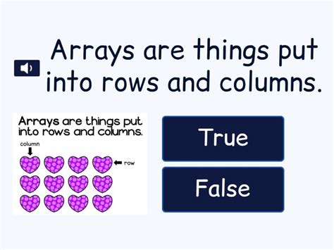 Arrays Rows And Columns Quiz