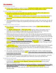 Esteban Human Sex Exam Outline Docx CH Summary Studying Human Sexuality Babes Study