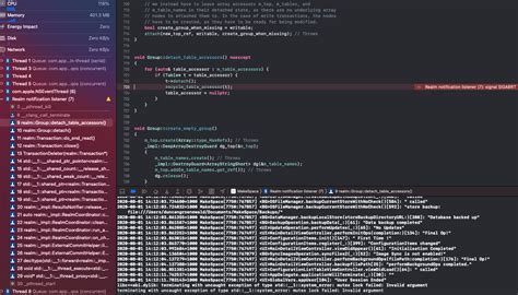 intermittent crash when using realm on background thread v5 3 1