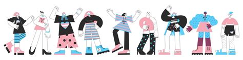 Premium Vector Transgender Mtf Ftm Genderqueer Character Set