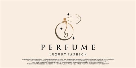 Modelo De Logotipo De Perfume De Beleza Feminina Fragrância De Estilo