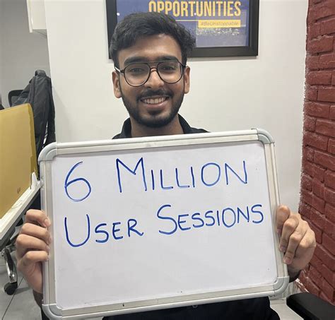 Unstop On Linkedin We Achieved 6 Million User Sessions In The Month Of July 6 Million How